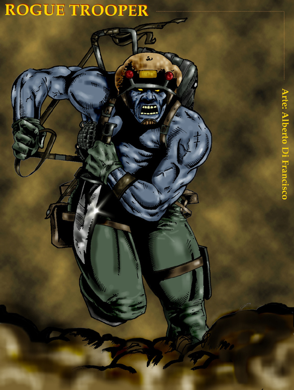 Alberto Di Francisco Comic Art: ROGUE TROOPER (2000AD)