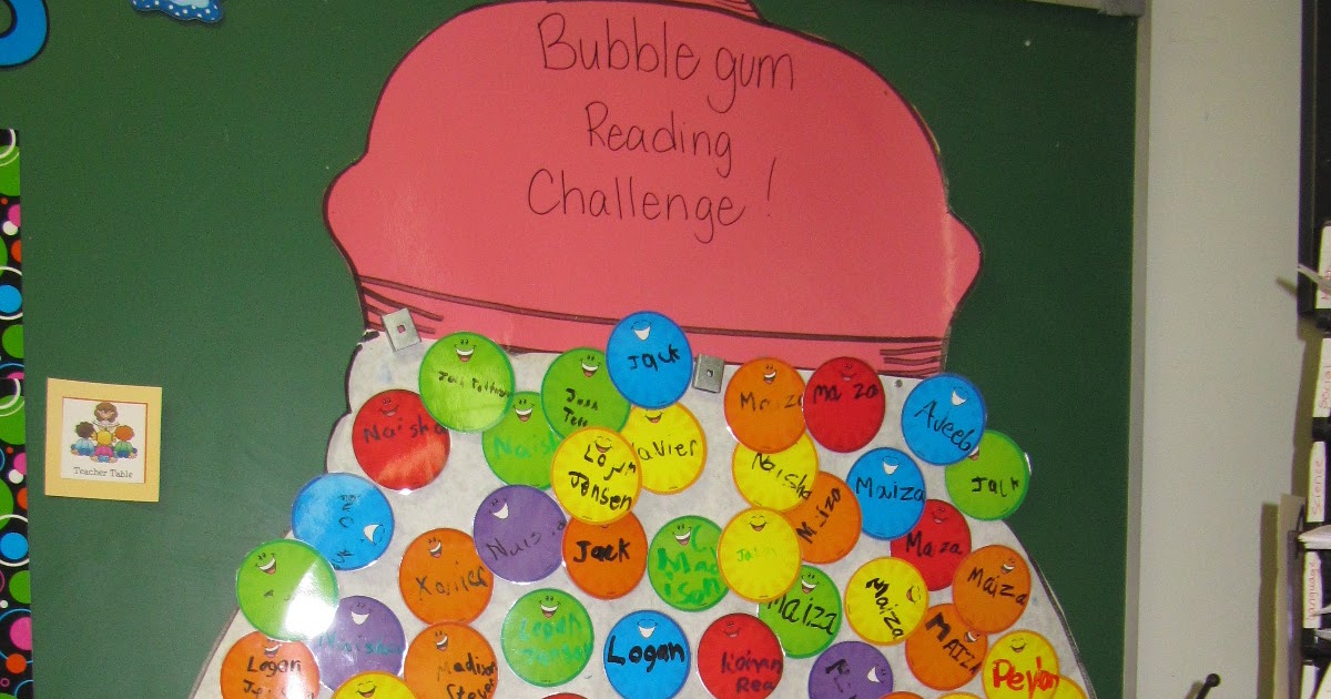 Mrs. Squire's Classroom: Bubblegum reading