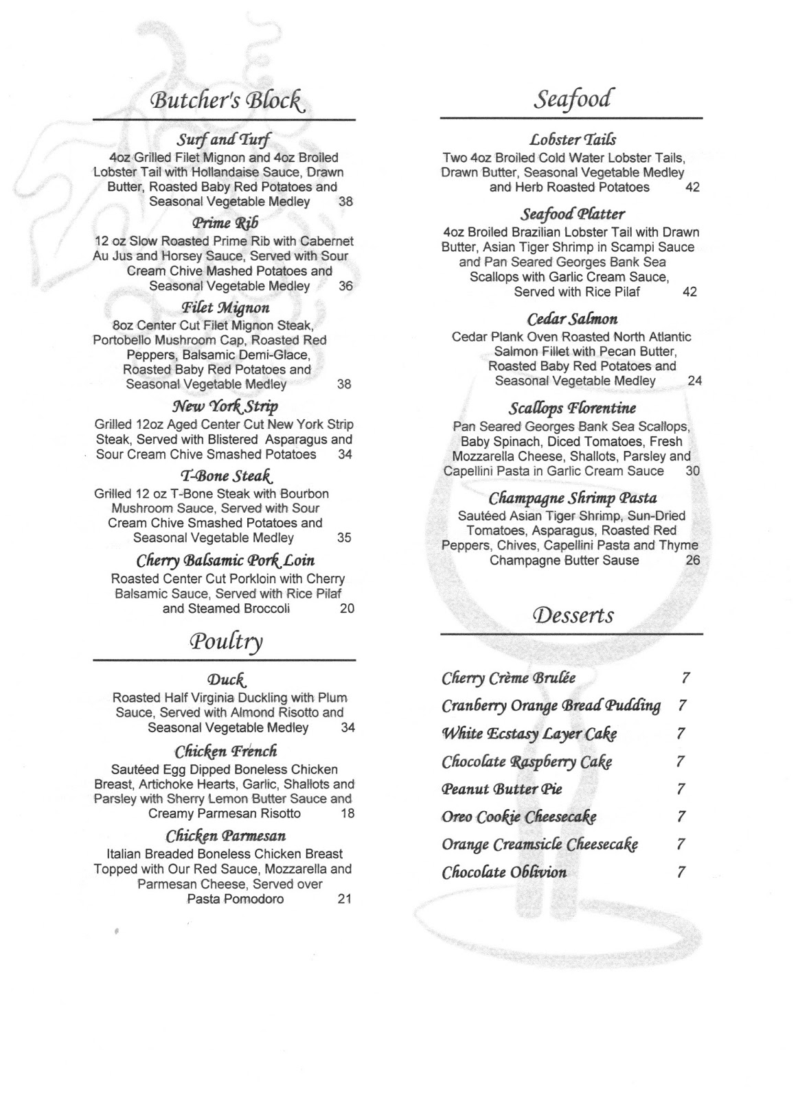 Red Coach Inn: New Year's Eve Feature Menu: Ring in 2019 with the Red ...