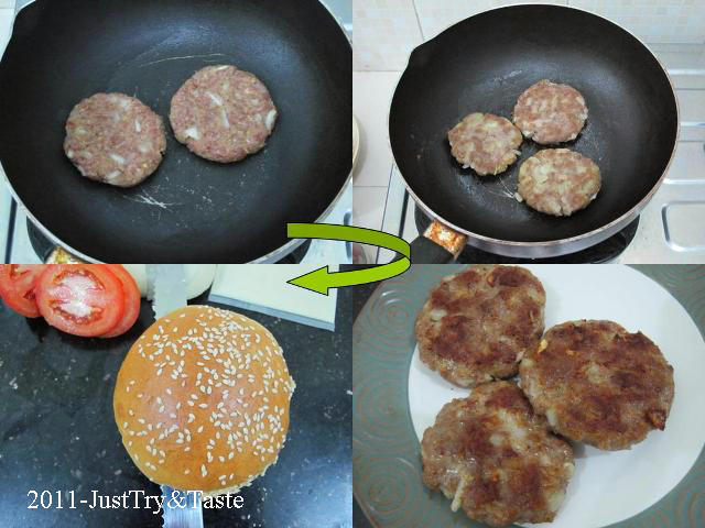 Resep Burger Daging Sapi, Keju dan Sayuran | Just Try & Taste