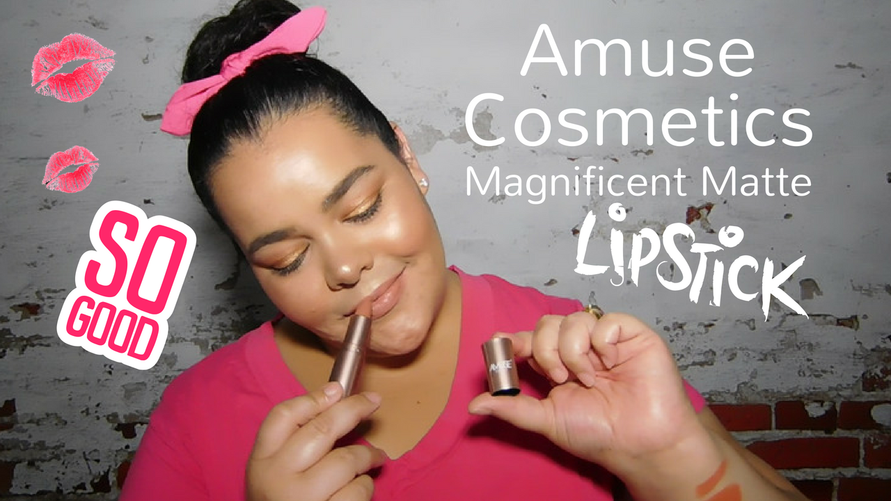 Review: Amuse Cosmetics Magnificent Matte Lipsticks | Ivey and Marc