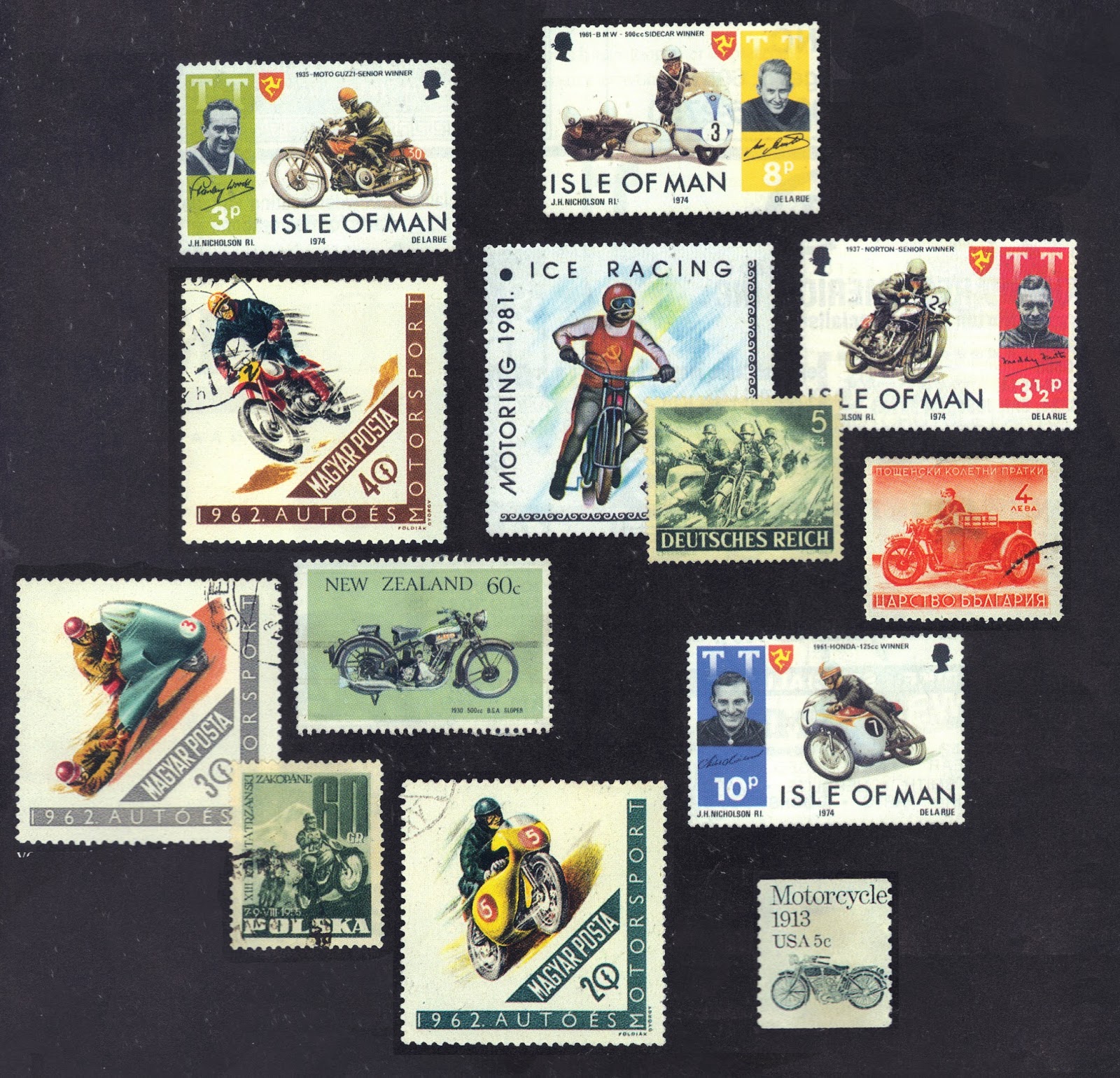 Progress is fine, but it's gone on for too long.: Motorcycle stamps