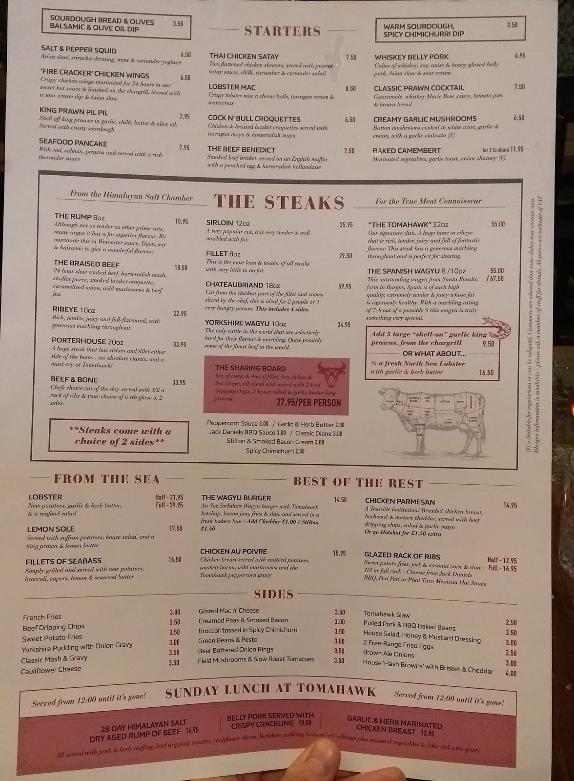 The Secret Diner: Tomahawk Steakhouse