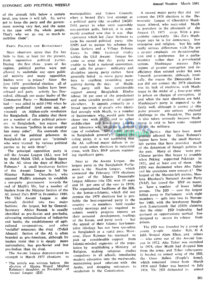 Ziaur Rahman and Bangladeshi Nationalism_Marcus Franda