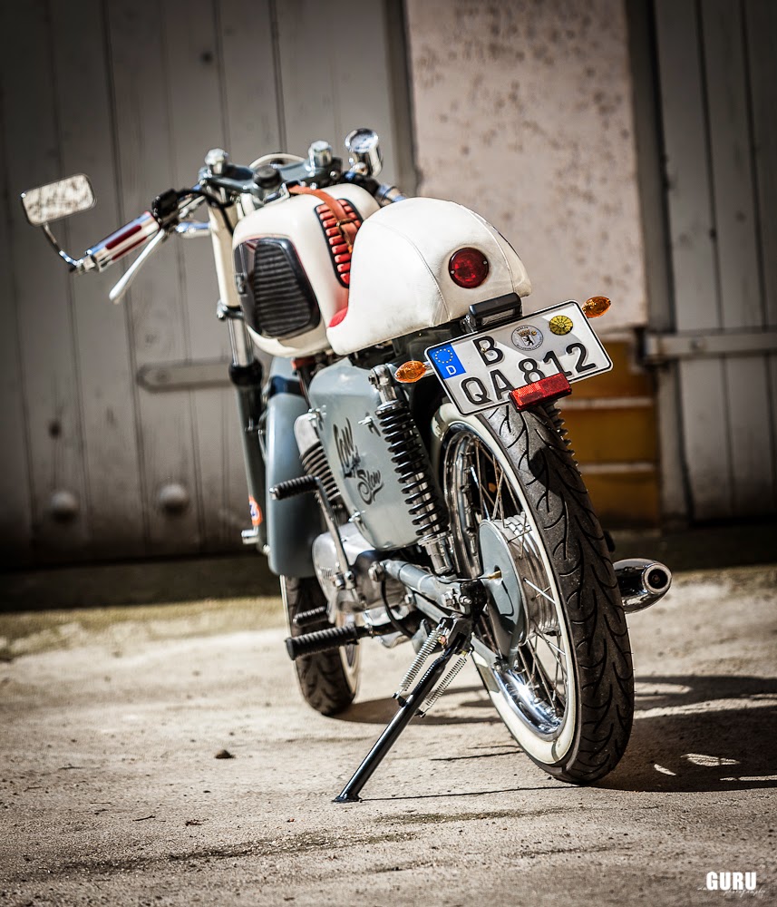 MZ TS 125 Moped Custom by Werks Motorcycles - Lsr Bikes
