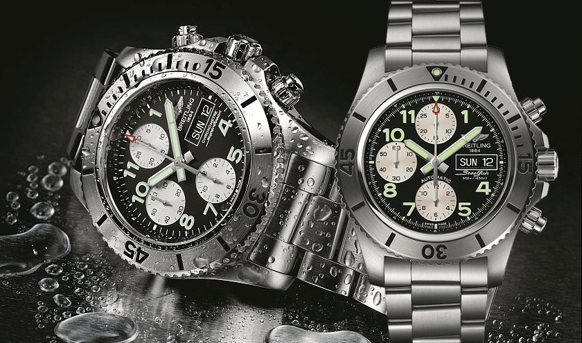 Jam Tangan Breitling: Jam Tangan Breitling Superocean Chronograph Steelfish