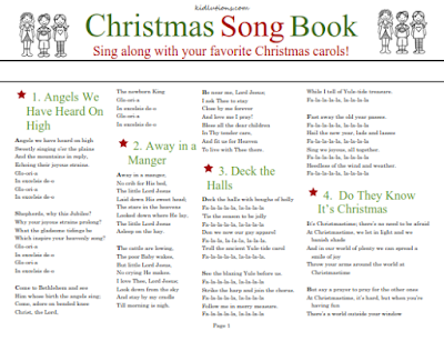 Christmas Carol Sing-Along SongBook