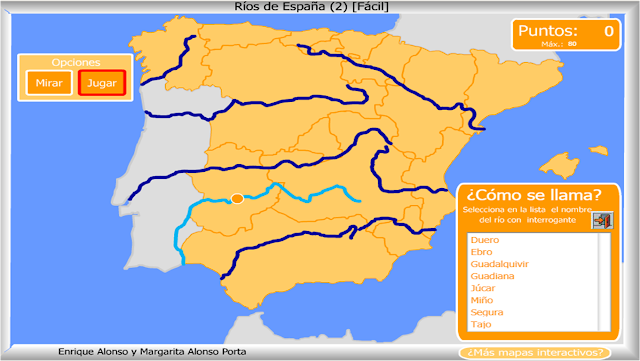 El relieve de la península Ibérica