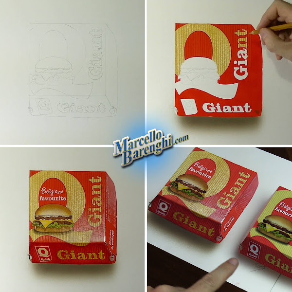 Drawing challenge: fake box to play prank at fast food restaurants ...