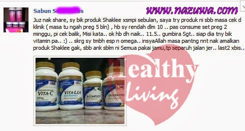 TESTIMONI : Hb naik Dengan Set Hb Rendah Shaklee* | Healthy Living