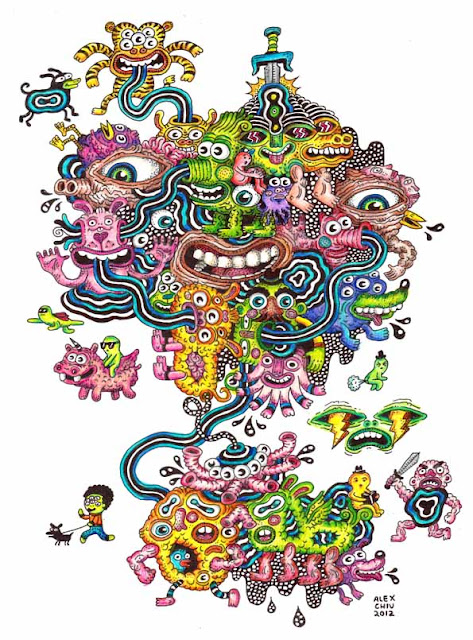 Alex Chiu the Artist.: Get Freaky Drawing