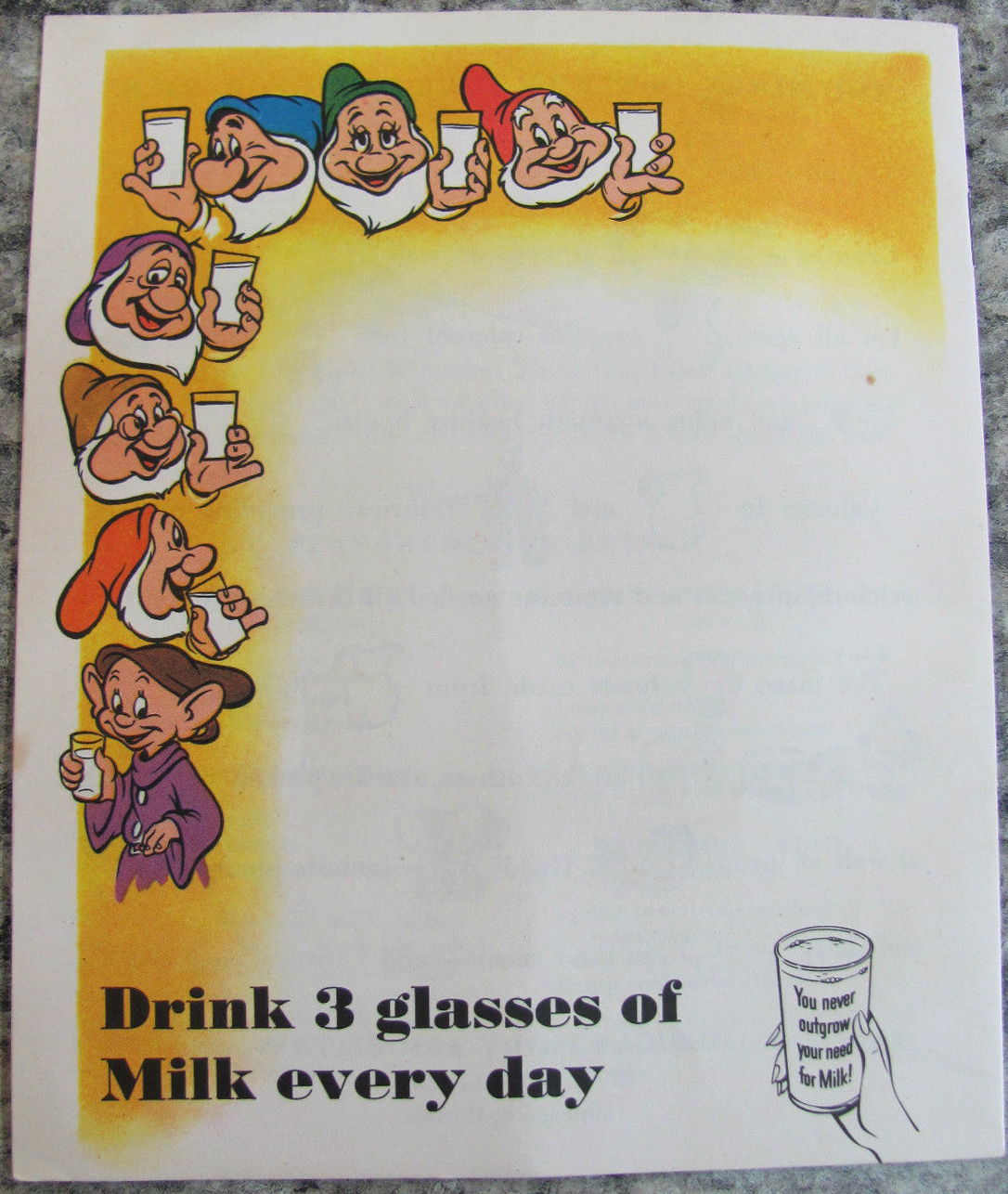 Filmic Light - Snow White Archive: 1955 Snow White Dairy Recipes Book