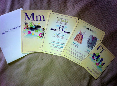 Countdown to 9-10-11 : The Flashcard Invite ~ The Rebellious Brides