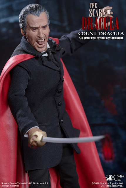 Star Ace Scars of Dracula Count Dracula Dagger loose 1/6th scale TV ...