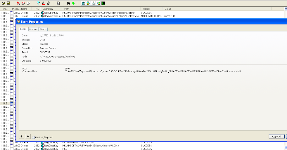 Lab 3-4 | Practical Malware Analysis