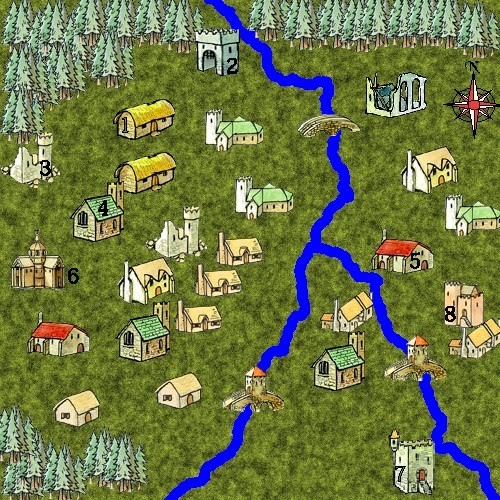 Town Maps - Kasaba Haritaları - Zindan Gezgini