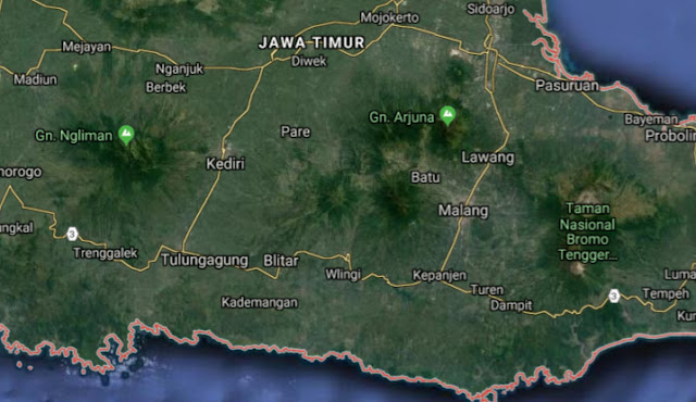 5 Peta Jawa Timur Terbaru Lengkap