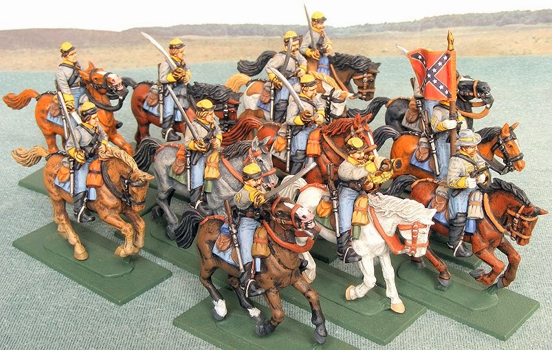 Benno's Figures Forum • ACW Confederate cavalry from Perry