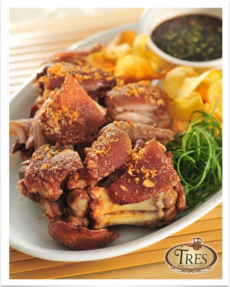 Vouchers 'n More: Tres Cuisine: P421 for 2 pieces of TRES Garlic Crispy ...
