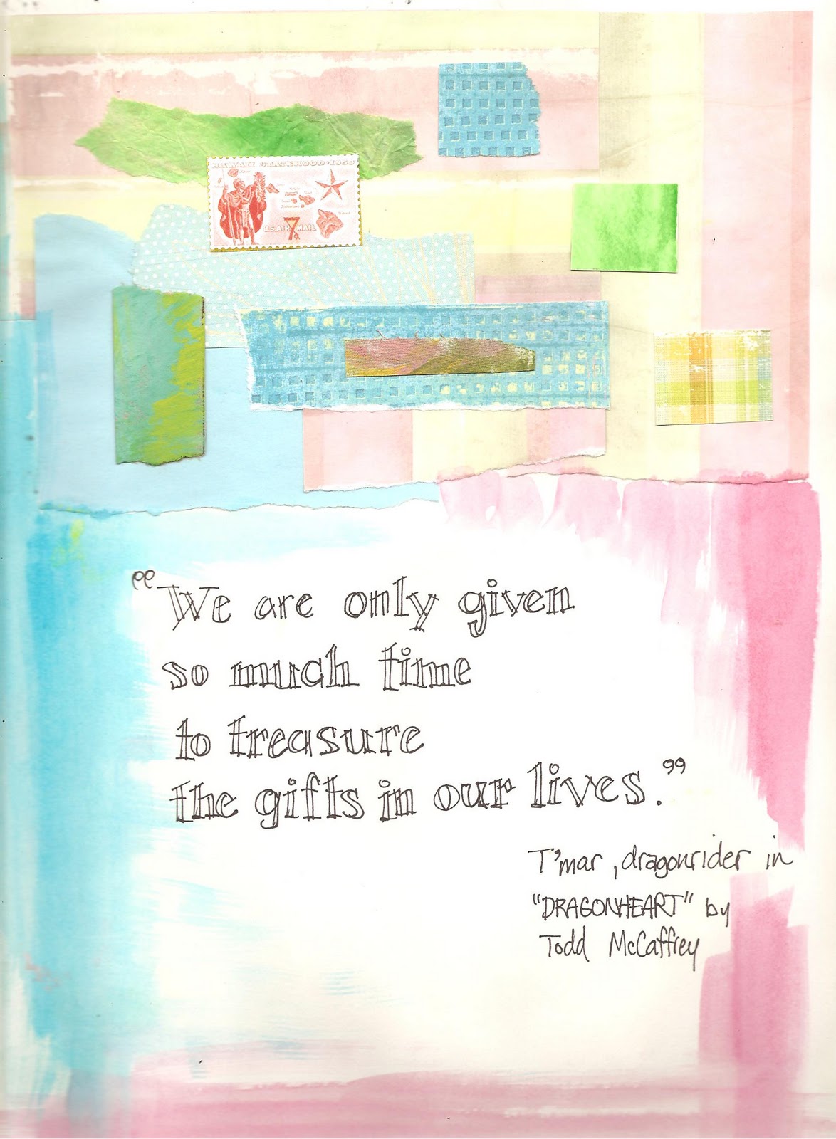 Art Beneath the Cottonwoods: Collage and Quotes