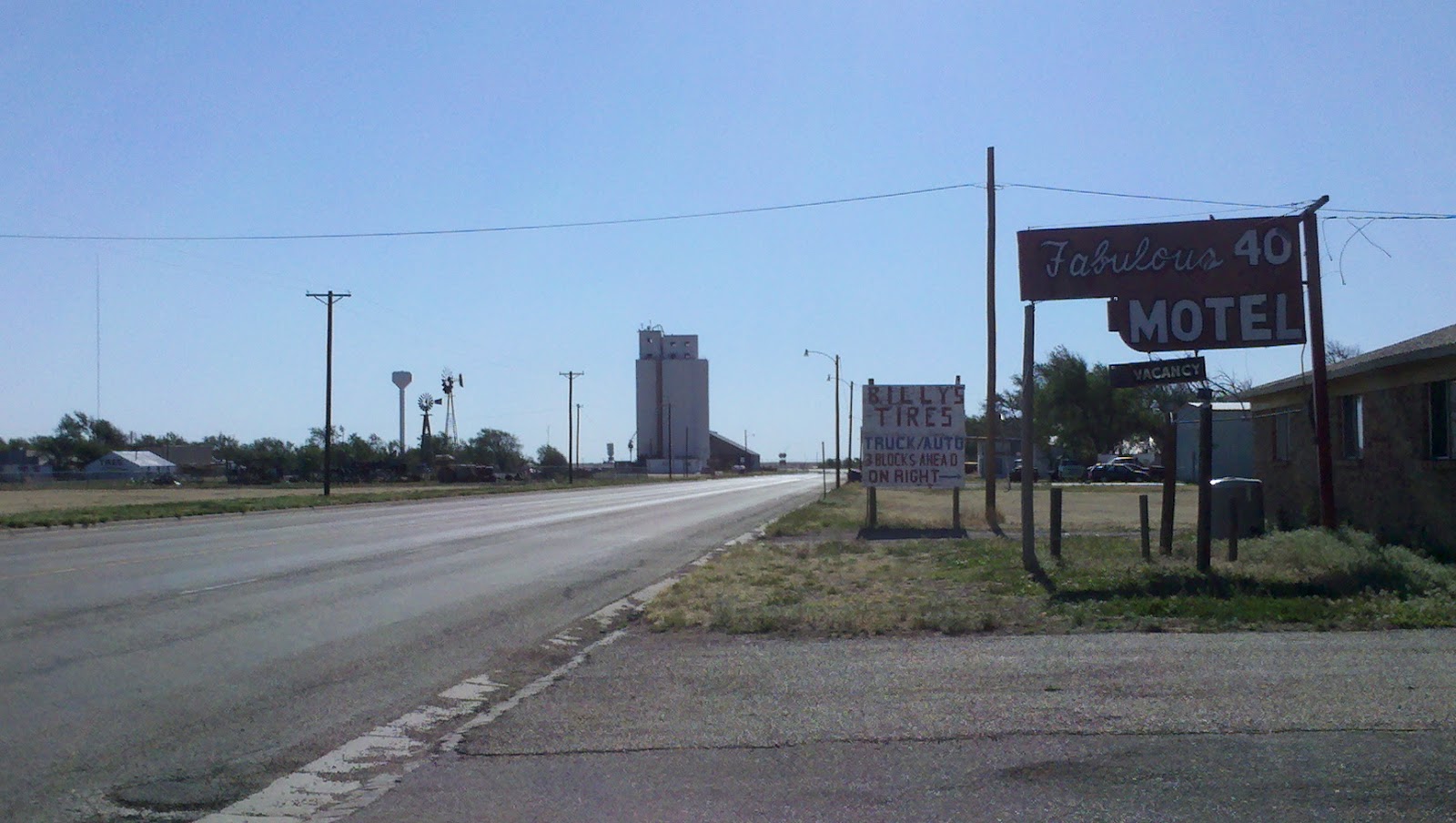 Route 66 to New Mexico: Larry and the Mid-Point Cafe in Adrian, Texas