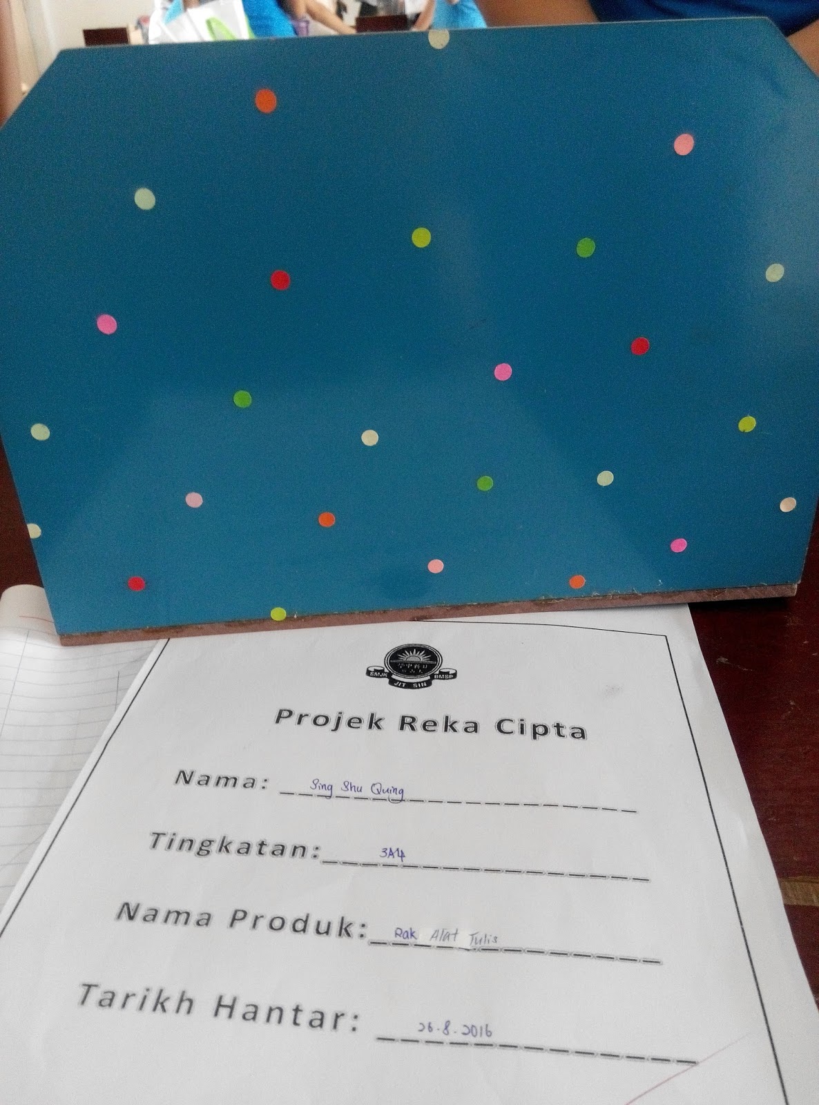 form3 Jit Sin RBT: PROJEK REKA CIPTA PELAJAR@2016