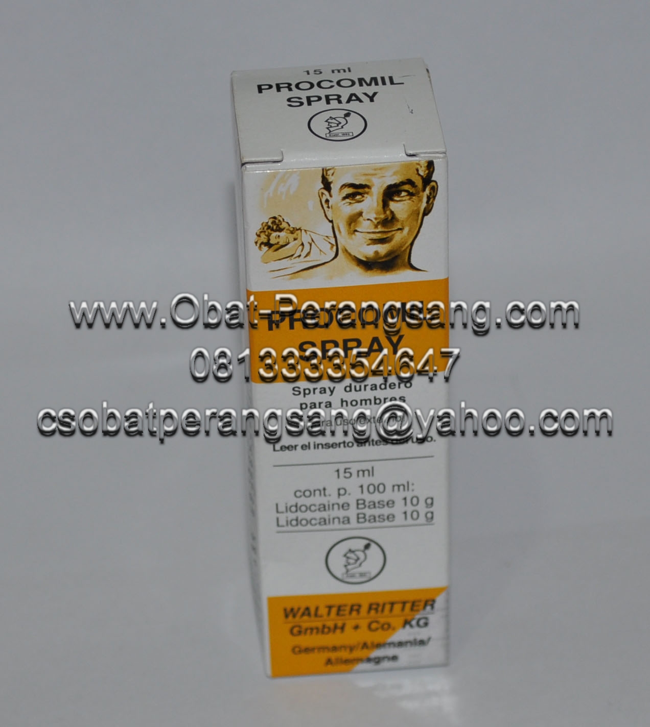 Nany Kosmetik: PROCOMIL SPRAY Obat Anti Ejakulasi Dini Pria Berbentuk ...