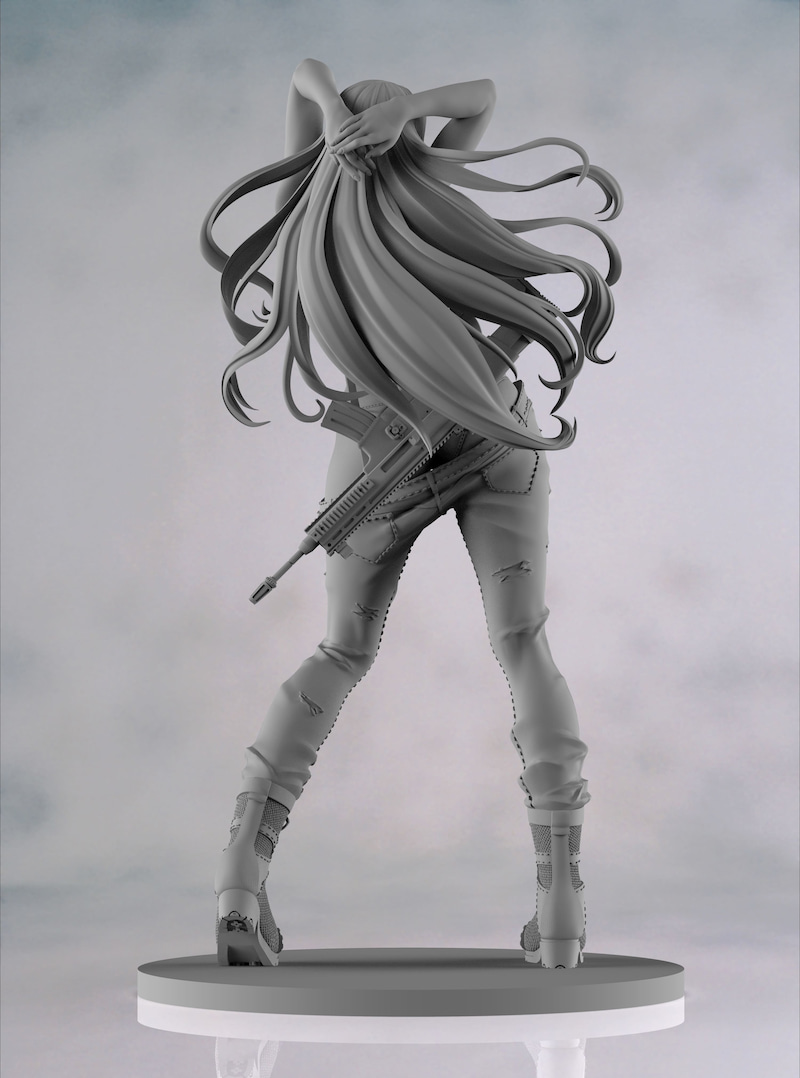 Prototipo CG de la figura a escala 1/6 de Masami Chie original ...