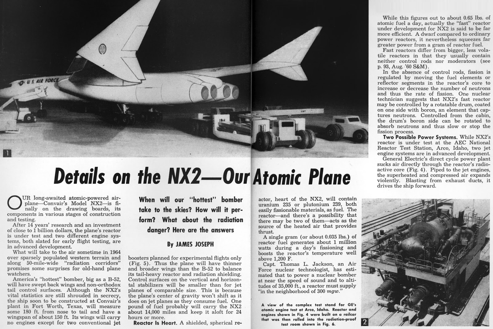 aerosngcanela: Convair NX2 – Bombardeiro Nuclear USA