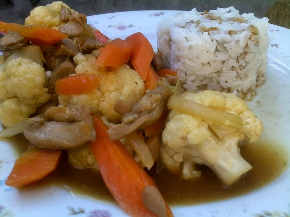 cocina de la abuela Xochitl: POLLO CON COLIFLOR