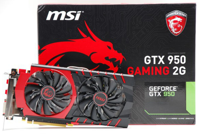Spesifikasi MSI GeForce GTX 950 Gaming 2G - Spesifikasi Hardware