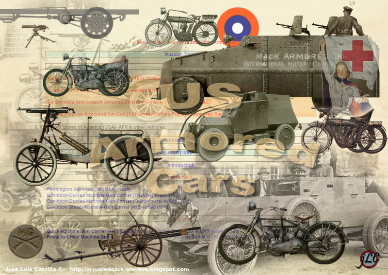Armored Cars in the WWI: U.S. Armored Cars in the WWI.