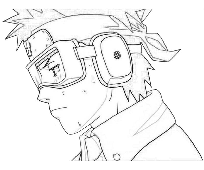 Naruto Obito Coloring Pages Sketch Coloring Page