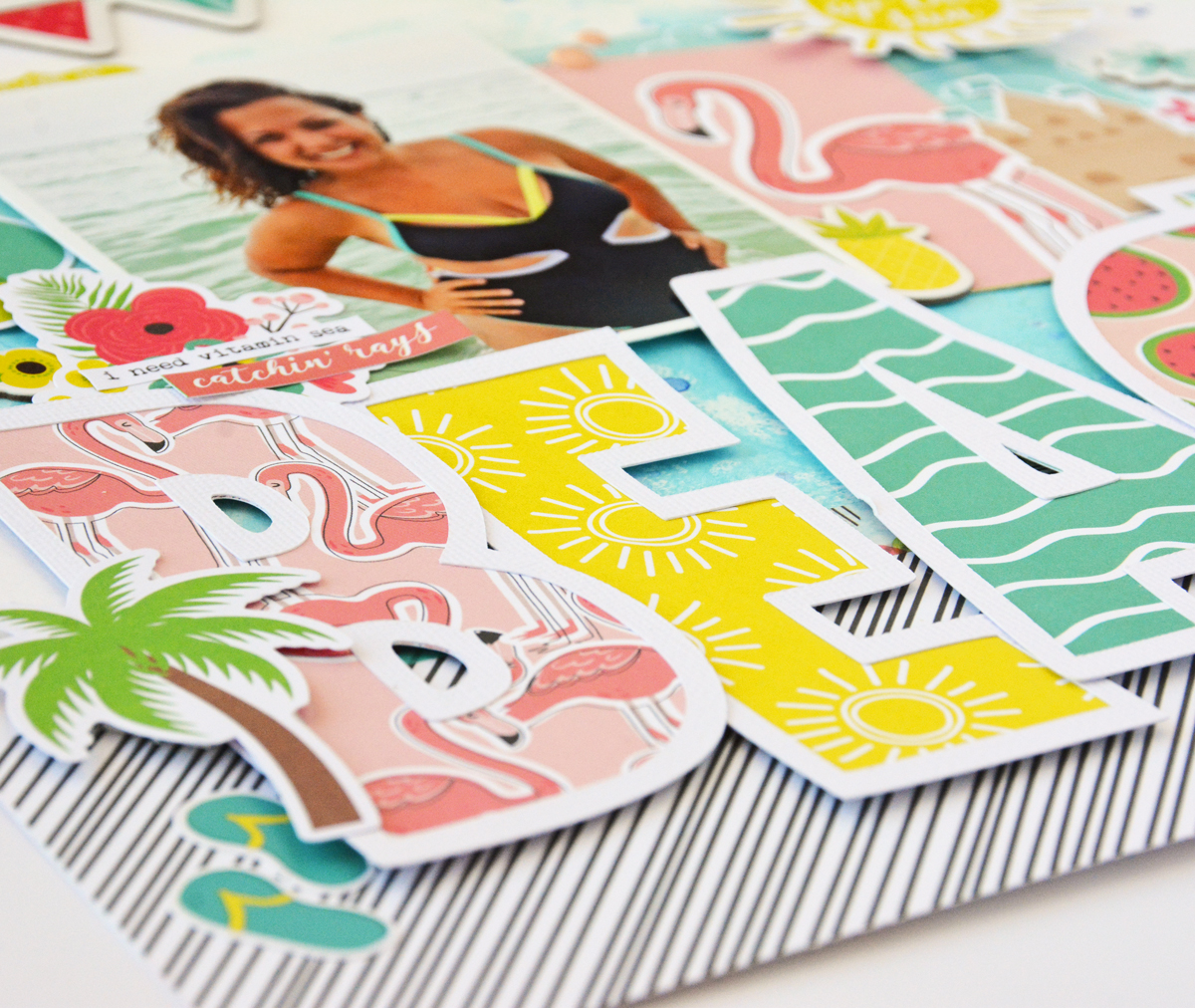 One Scrap at a Time: Hello Beach - Simple Stories