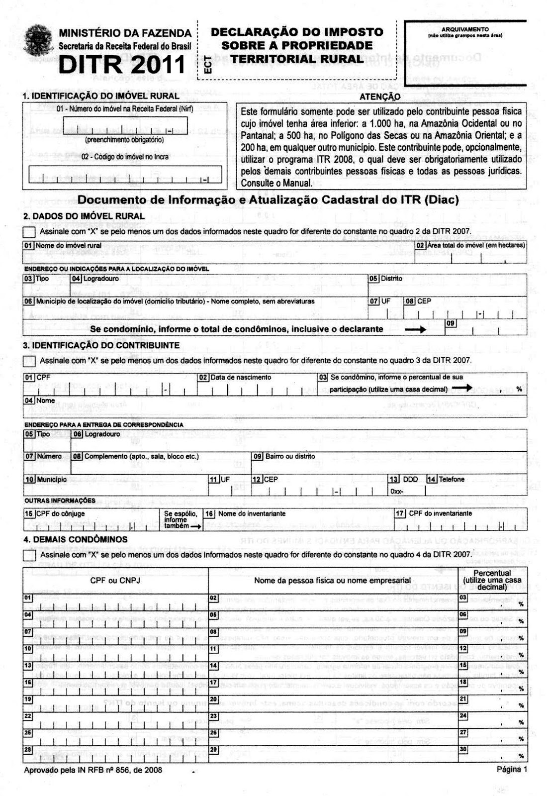 prazo de entrega de declaração do itr acaba nesta sexta feira | My XXX ...