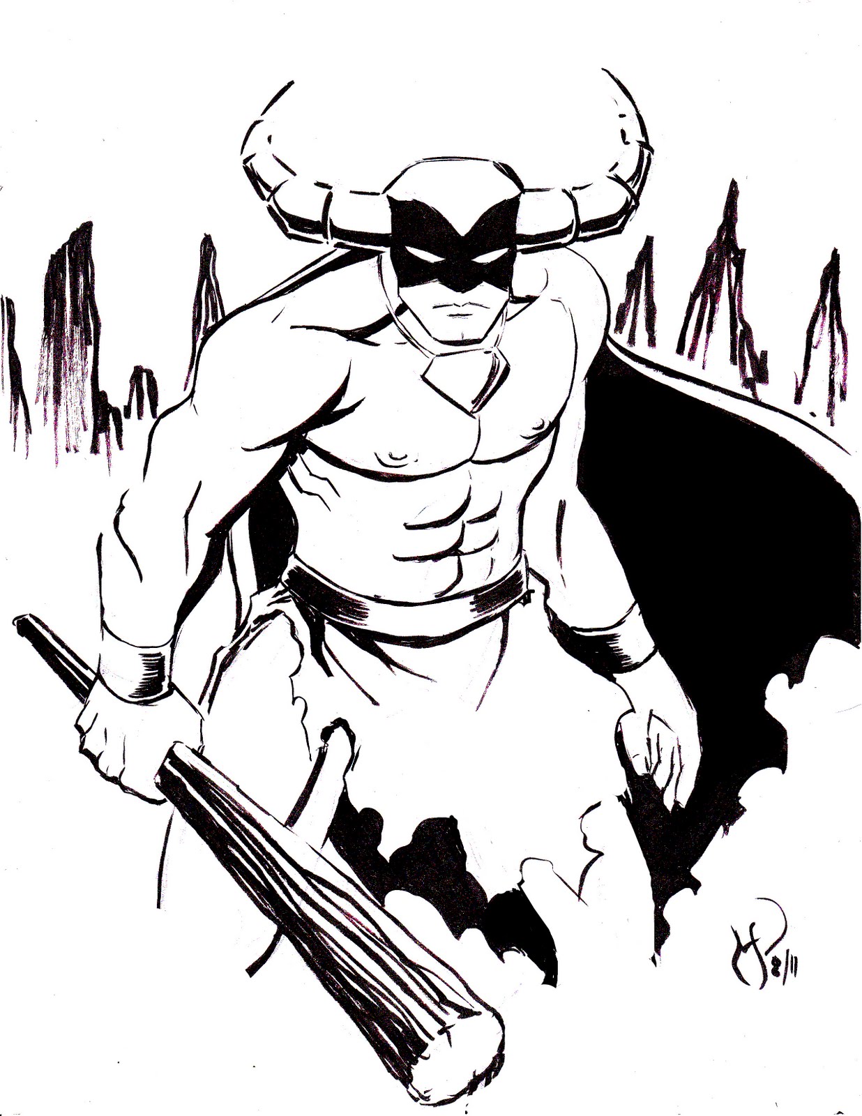 THE COMIC ART ALLIANCE: Mightor by Michael Powell