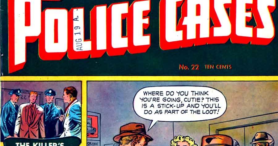 Authentic Police Cases #22 - Matt Baker cover - Pencil Ink