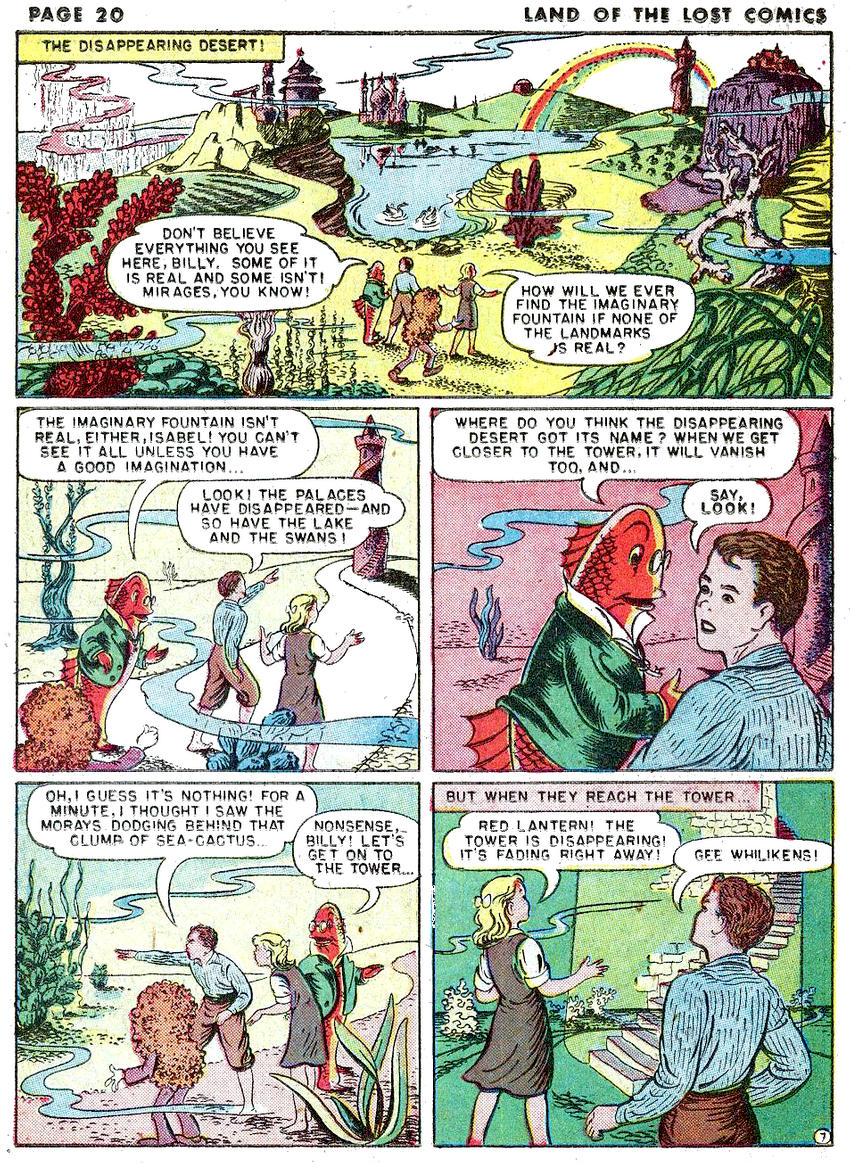 Pappy's Golden Age Comics Blogzine: Number 1157: The Disappearing Desert