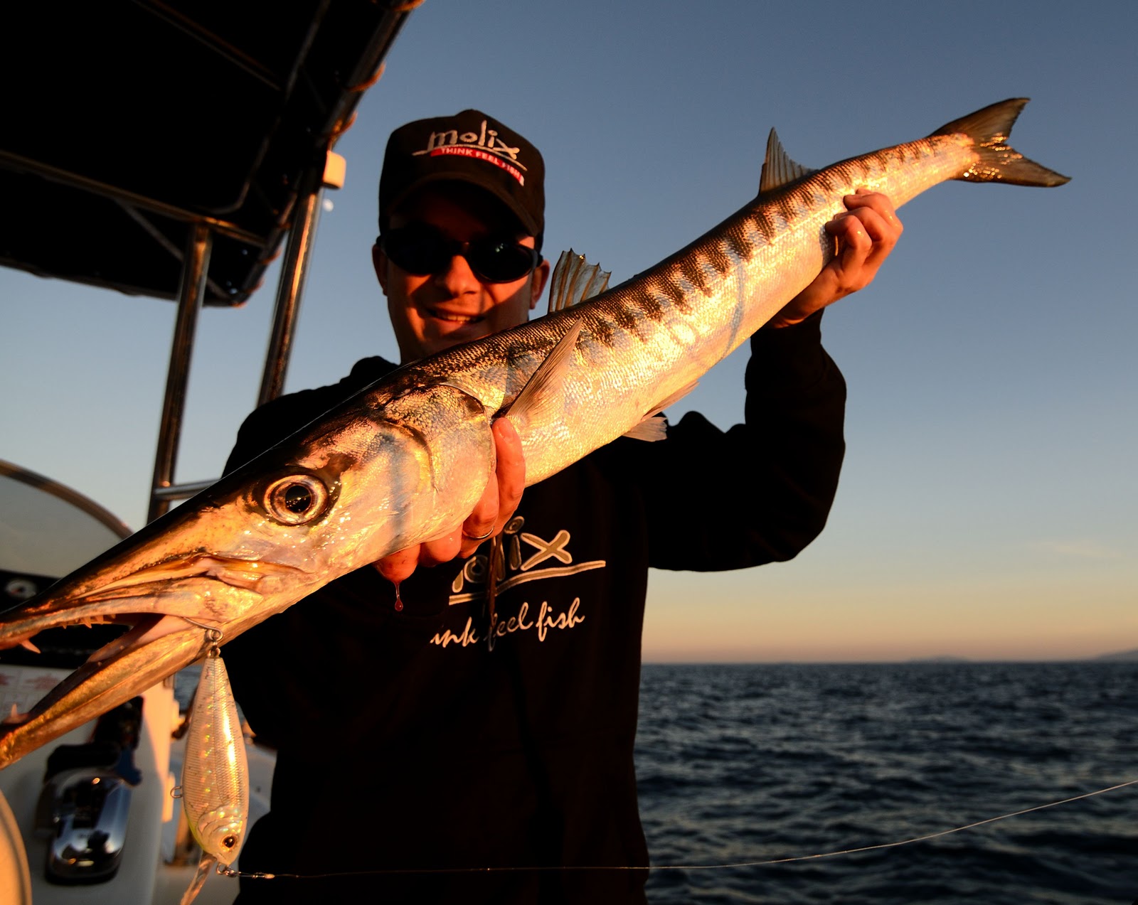 PESCA CON SEÑUELOS EN EL ESTRECHO DE GIBRALTAR: Picuda´s Party