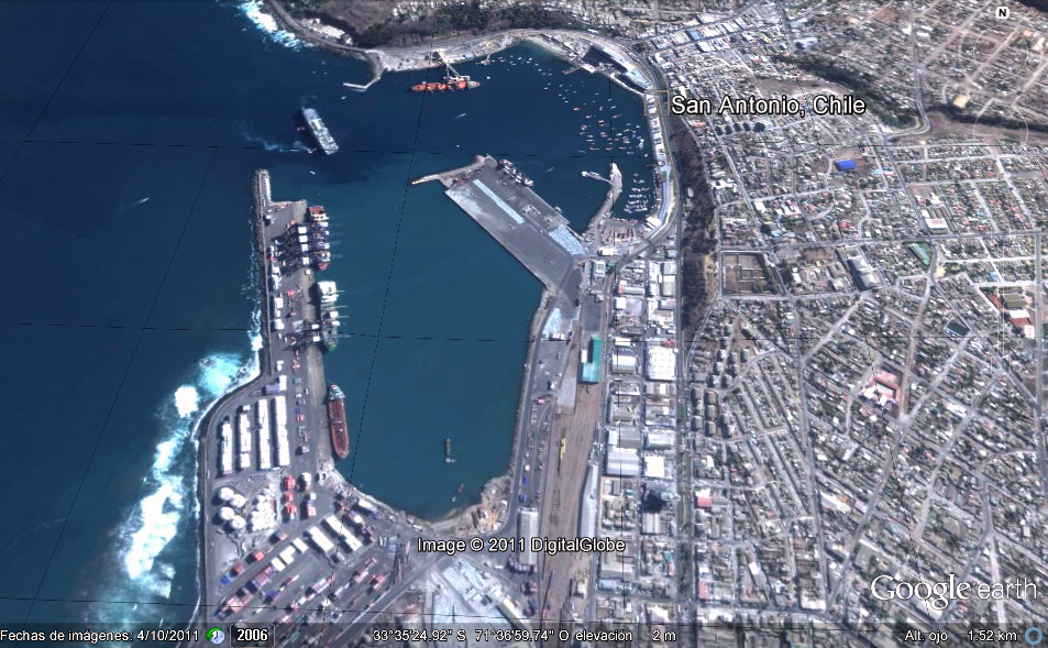 Principales puertos en el pacífico sur: Imágenes y datos de interés ...