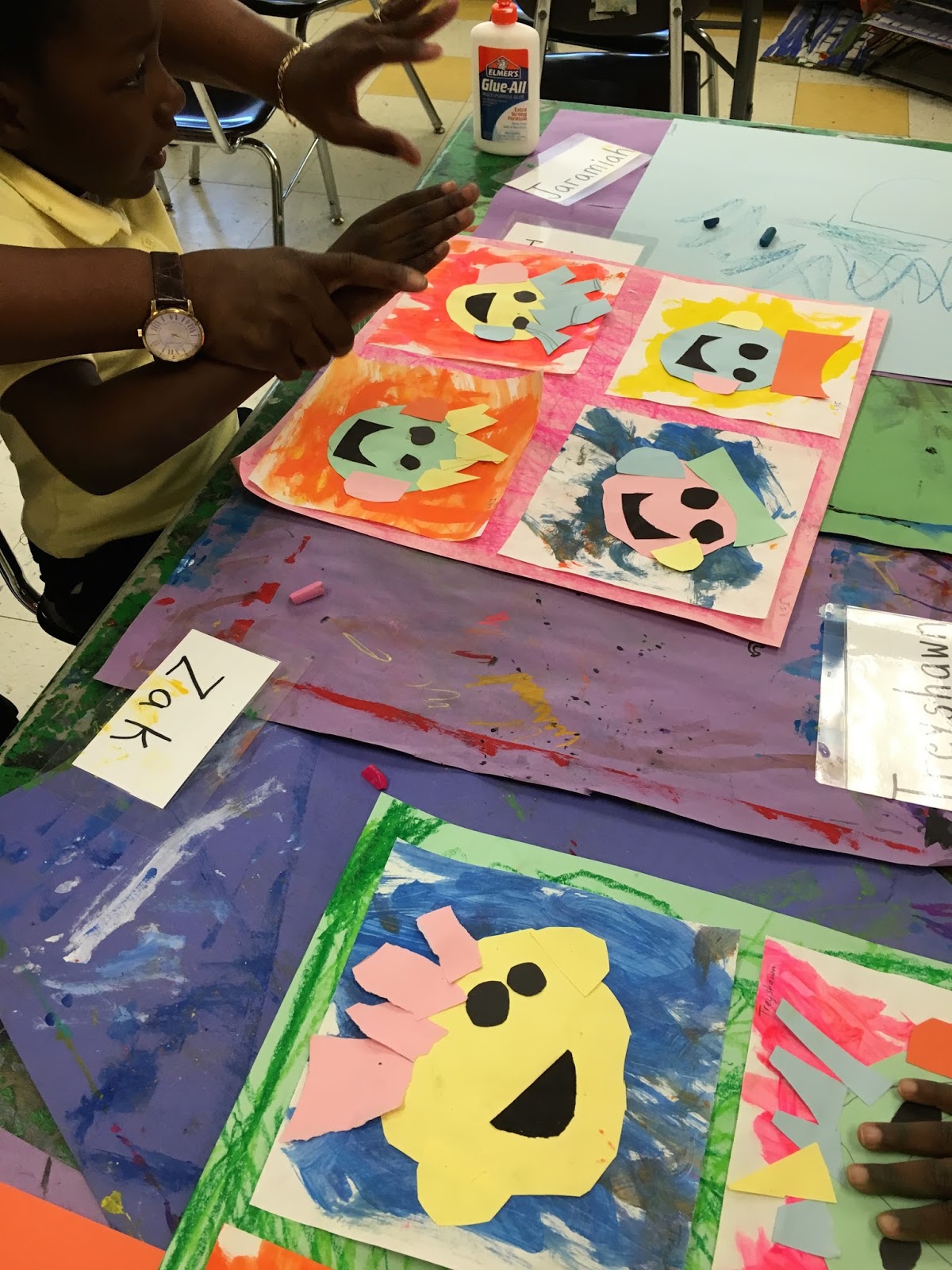Ms. Bernini's Art Class: Todd Parr Faces