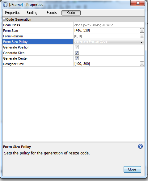 Jframe Form Position Center Java Netbeans Menengahkan Frame Ke Tengah Layar Java Netbeans