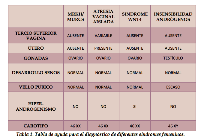 Síndrome Rokitansky para profesionales de la Salud - Síndrome de Rokitansky