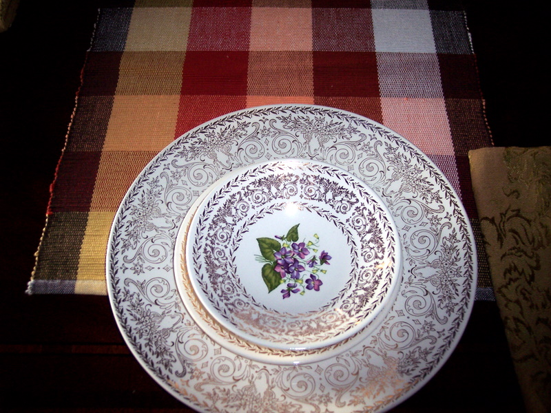 LBP Sews: Spring Violet Dinnerware