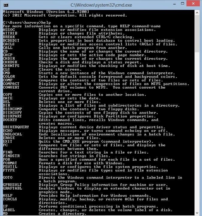 Useful CLI-DOS Command - code4dev