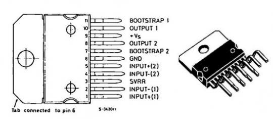 Basic Of Electronics: Stereo audio amplifier with TDA 2004