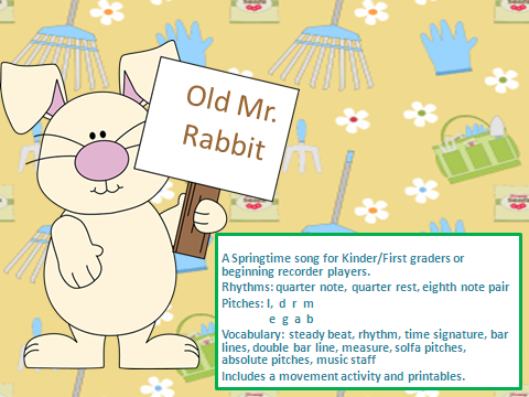 The Sweetest Melody: Old Mr. Rabbit