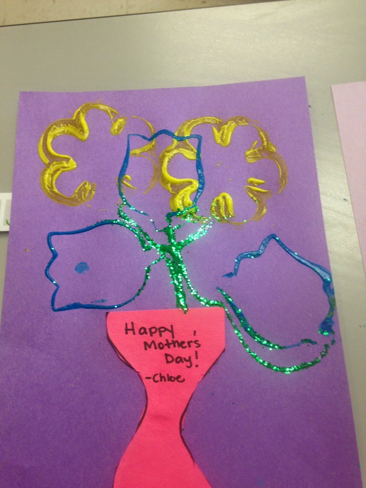 Beautiful Chaos: Preschool: Mother's Day Vase of Flower