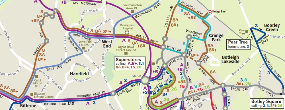 Southampton Bus Update: First changes: Focus on Hedge End, West End ...