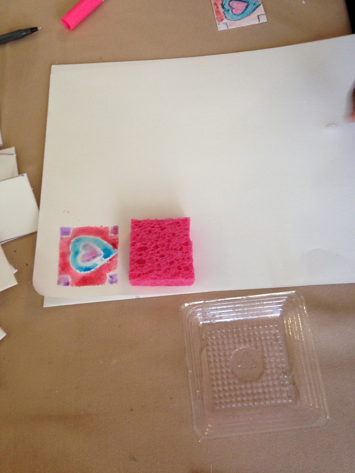Art Room Blog: Walk-Up Workshop VAEA 2015 Printmaking Simple and Easy